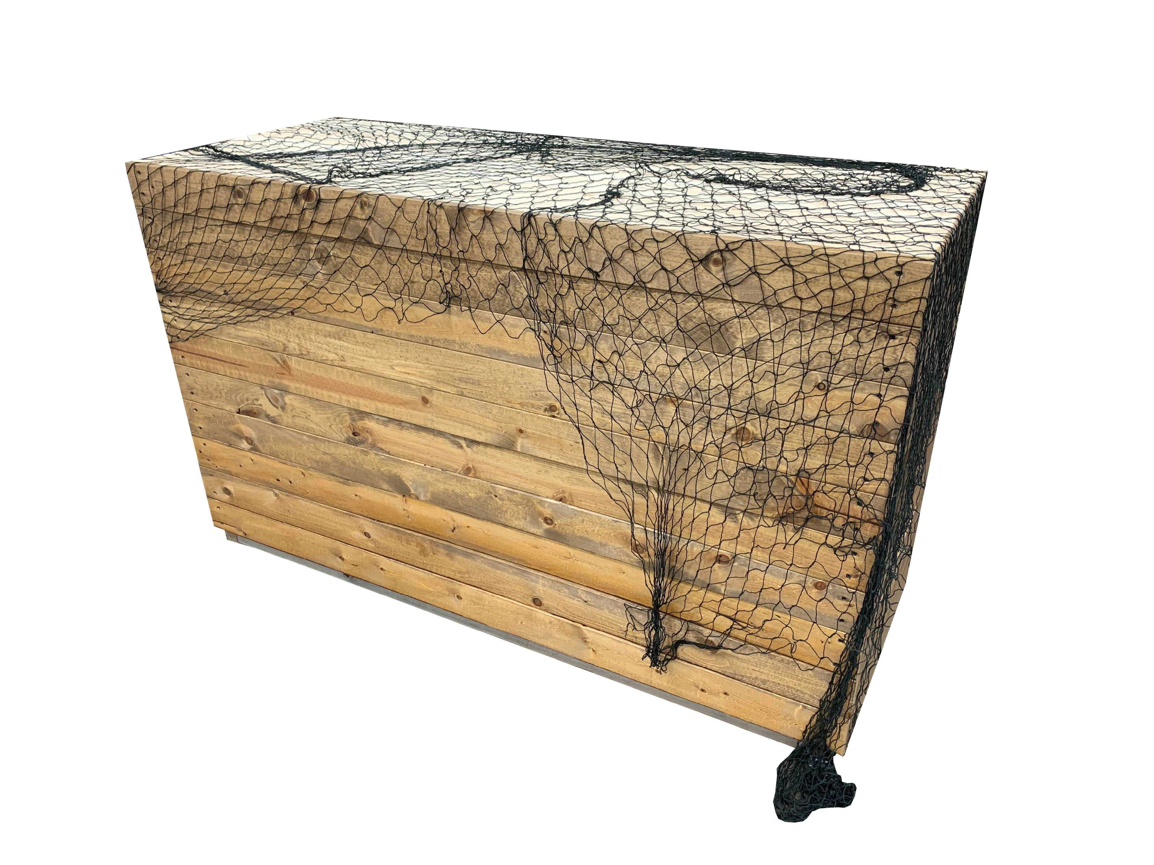 Decorative Black Cotton Netting 4' X 30' (6' x 30' Stretched) - Walmart.com