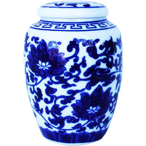 Blue And White Containers
