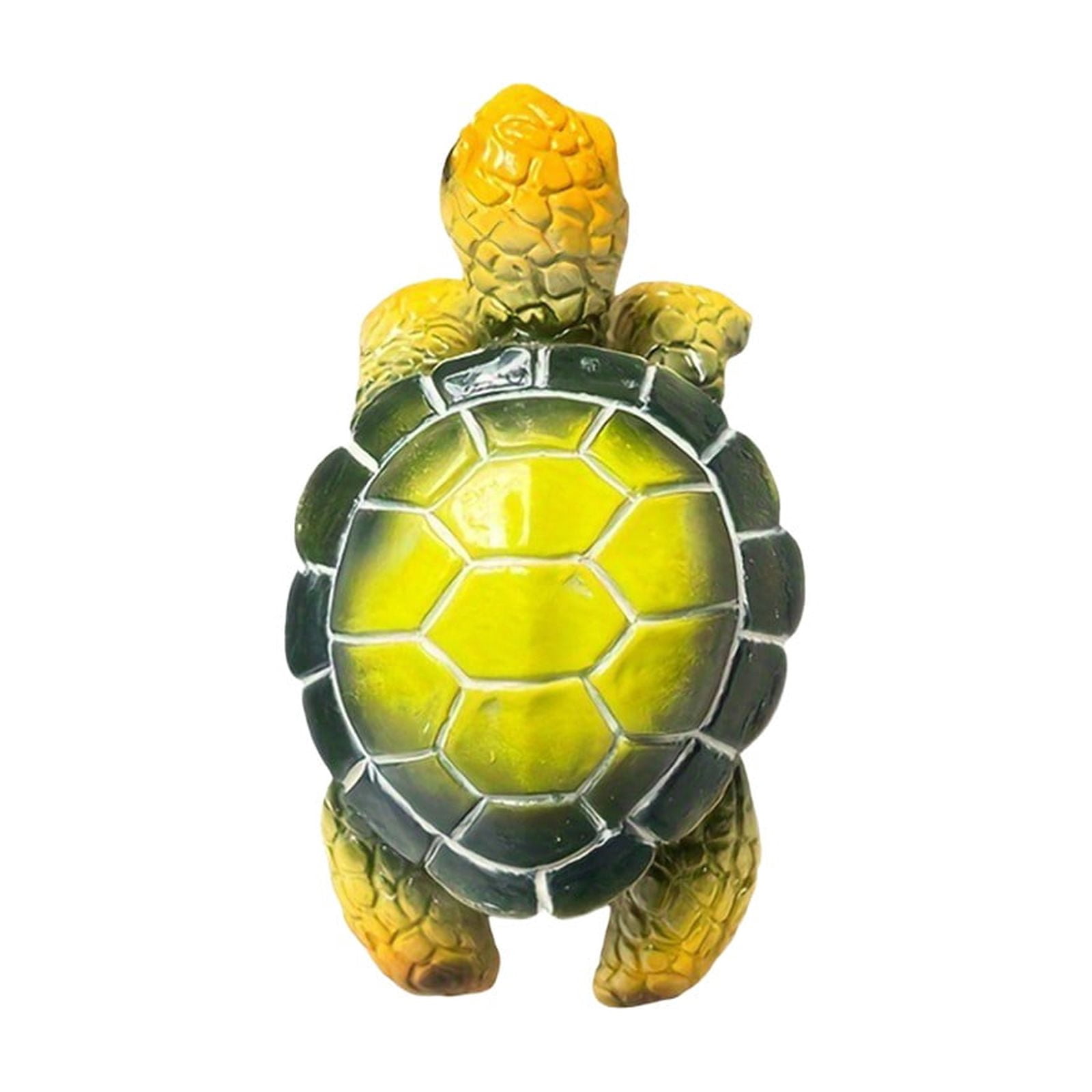 Decorative Blue Sea Turtle Figurine Handcrafted Ocean-Themed Resin ...