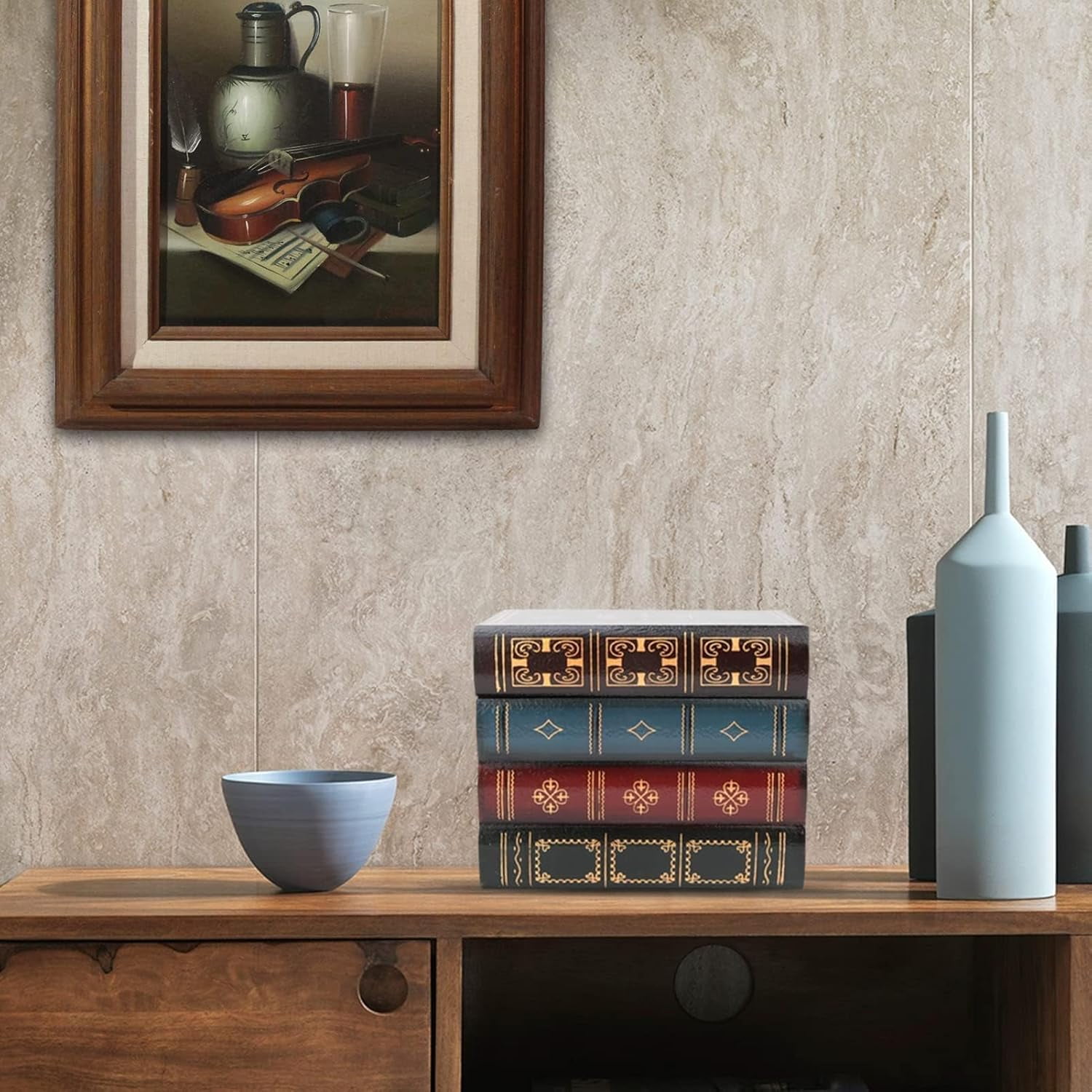 Decorative Book Box Faux Storage Safe Trinket Box Vintage Hidden ...