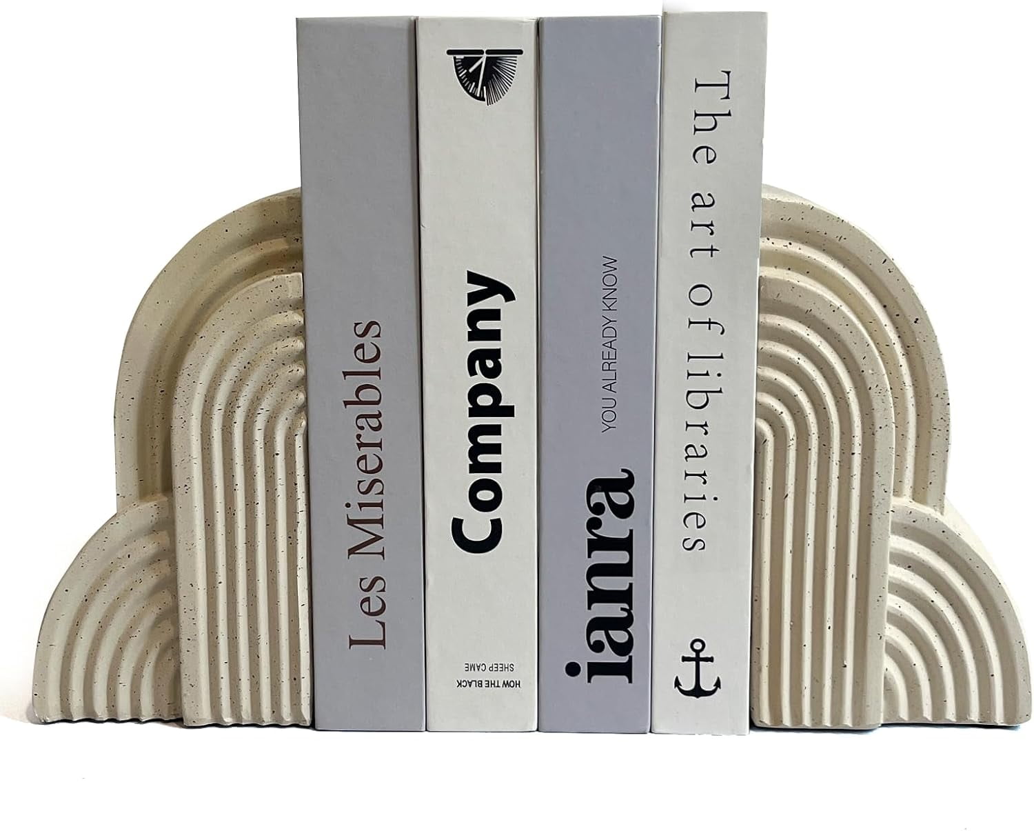 Decorative Book Ends for Shelves,Modern Statue Bookends for Home Decor ...