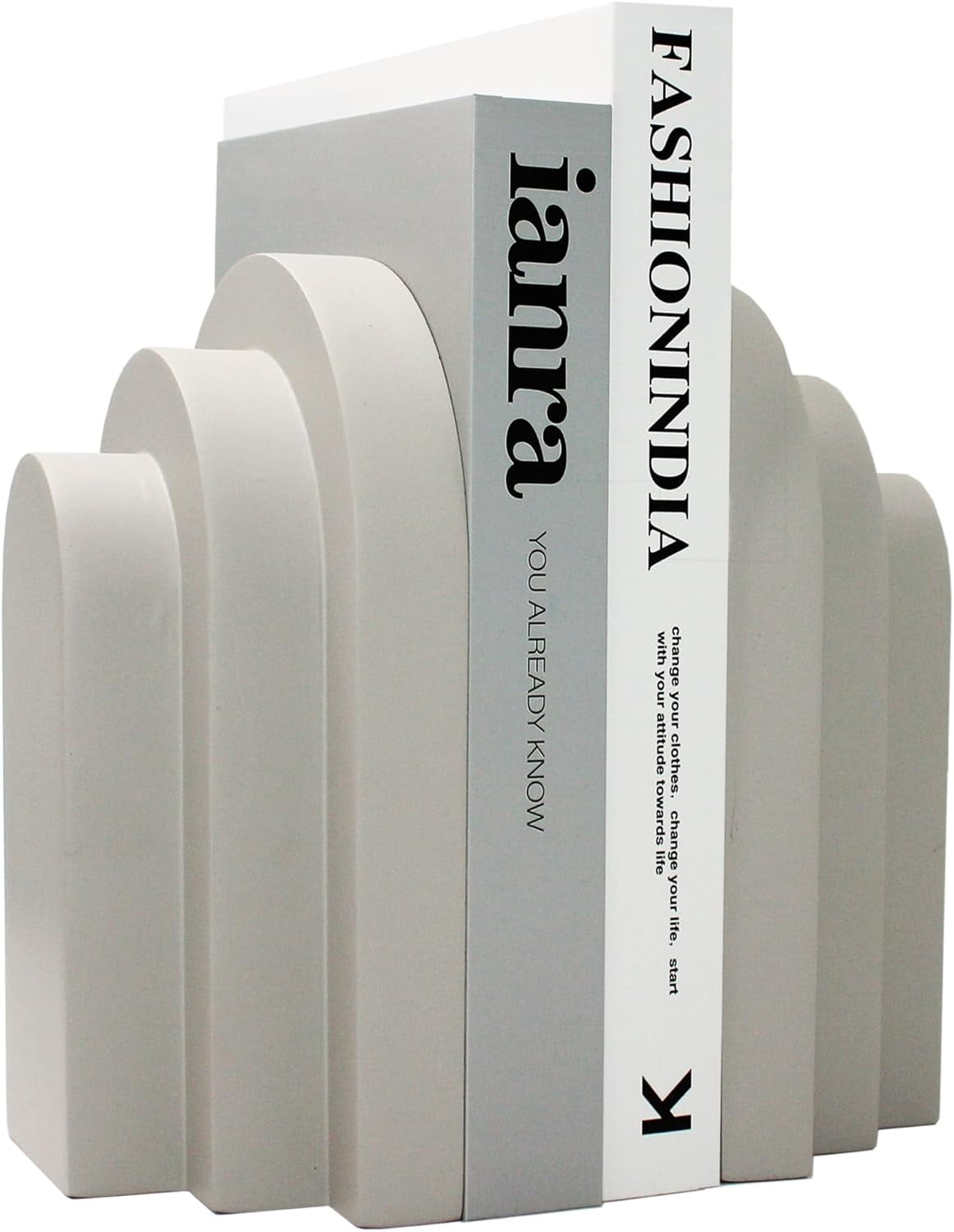 Decorative Bookends for Heavy Books, Aesthetic Book Ends Set of 2 ...