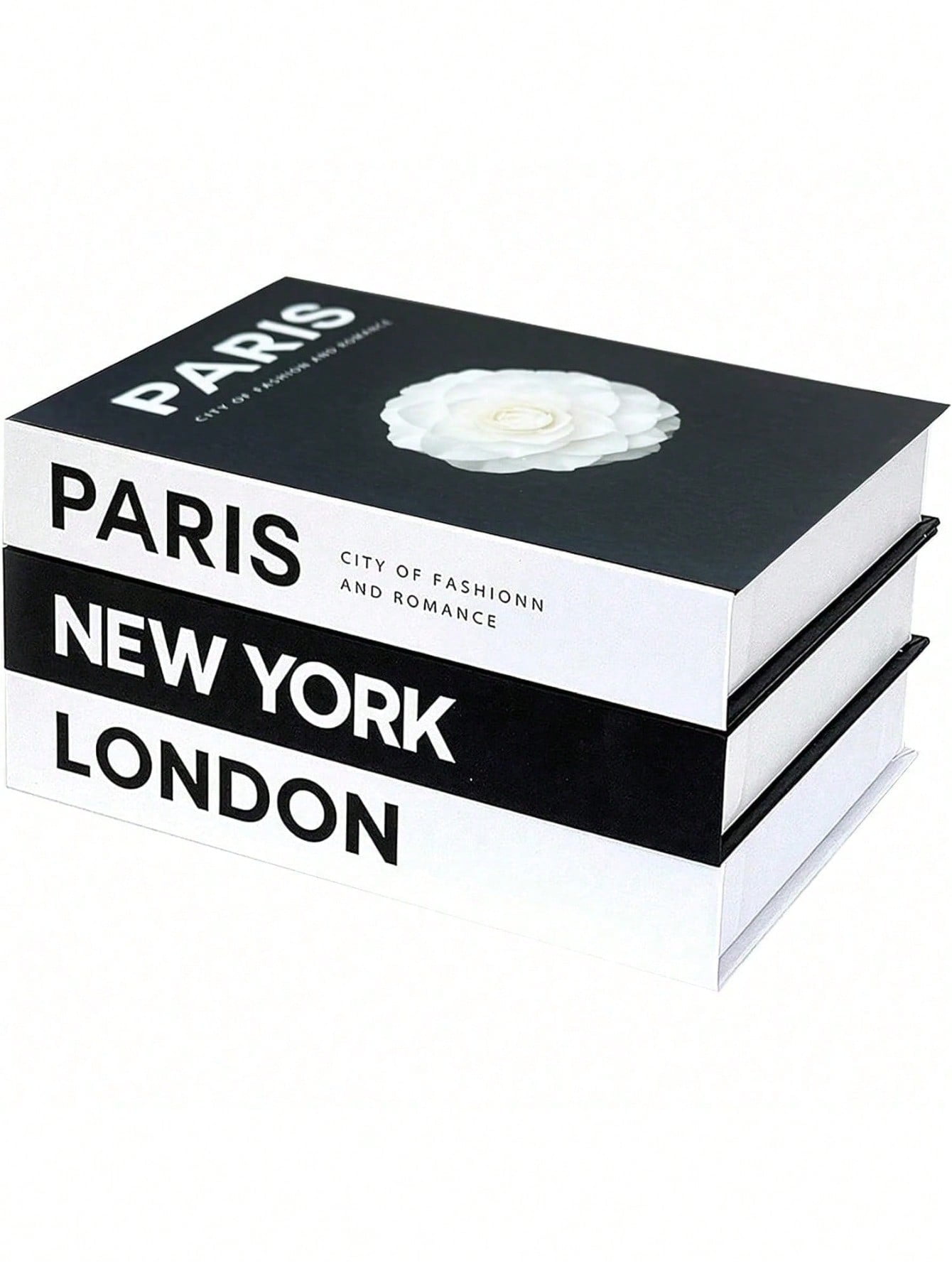 Decorative Books Coffee Table Decor,3 Pieces Stylish Books Of Room ...