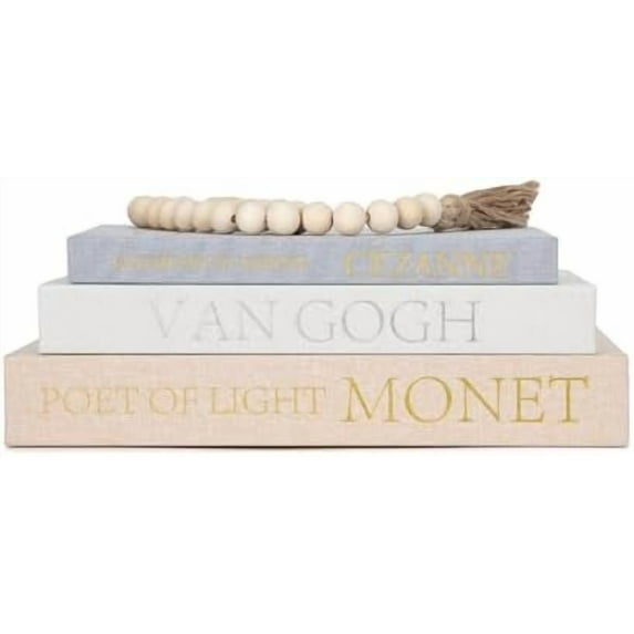 Decorative Books for Coffee Table Decor – Faux Book Storage Box Set for ...