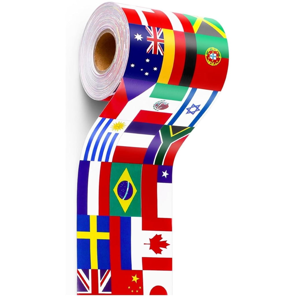 Decorative Border Trim Wall Sticker 59ft Long Whiteboard Border Sticker ...