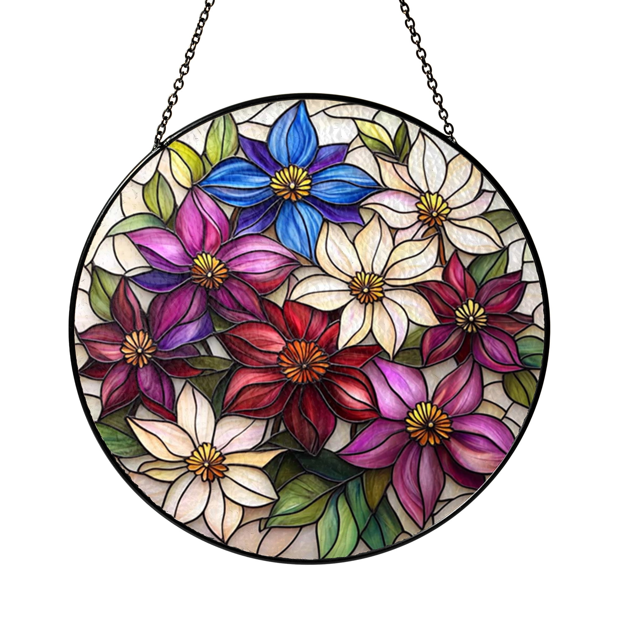 Decorative Botanical Window Art – Columbine Bloom Design - Walmart.com