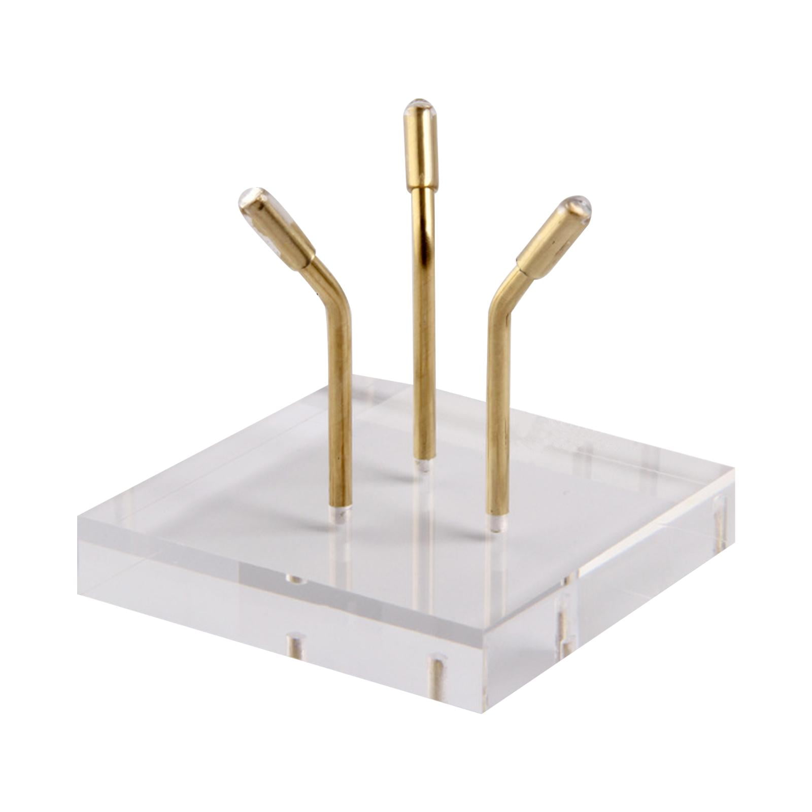 Decorative Brass Arm Display Stand Acrylic Base Display Pedestals ...