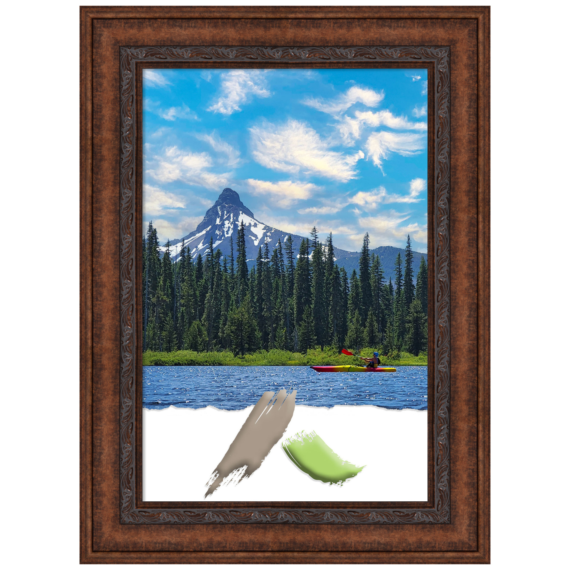 Decorative Bronze Picture Frame, Photo Frame, Art Frame - Walmart.com