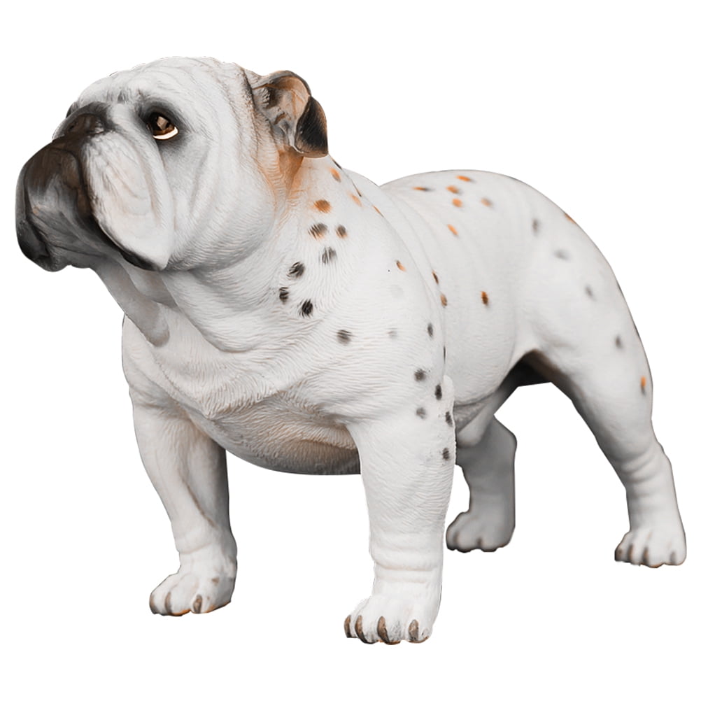 Decorative Bulldog Figurine Desktop Simulated Dog Figure Children Dogs ...