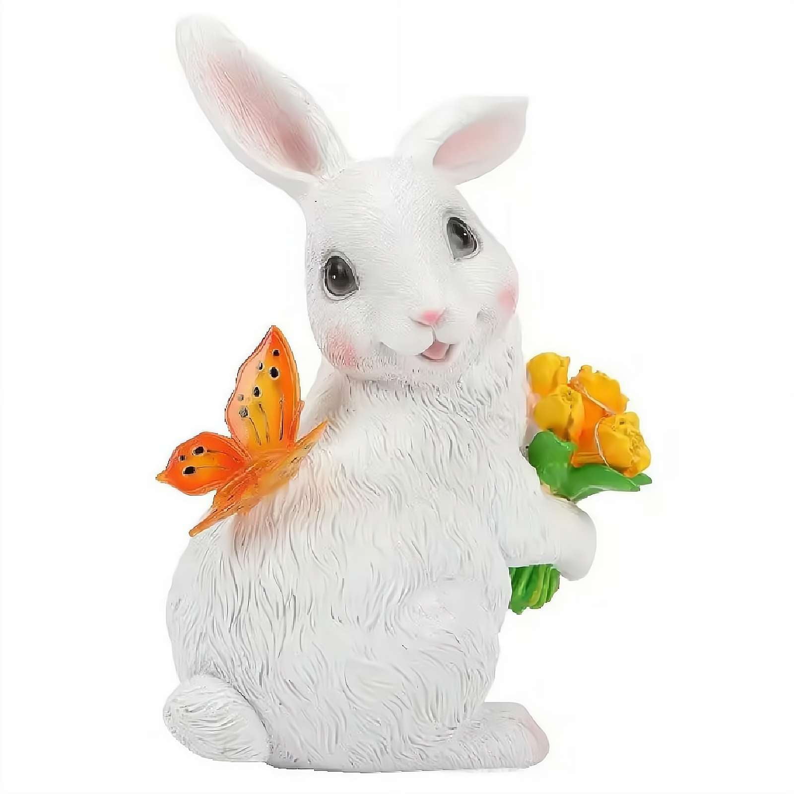 Decorative Bunny Solar Lights Garden Bunny LED Lights Solar-Powered ...