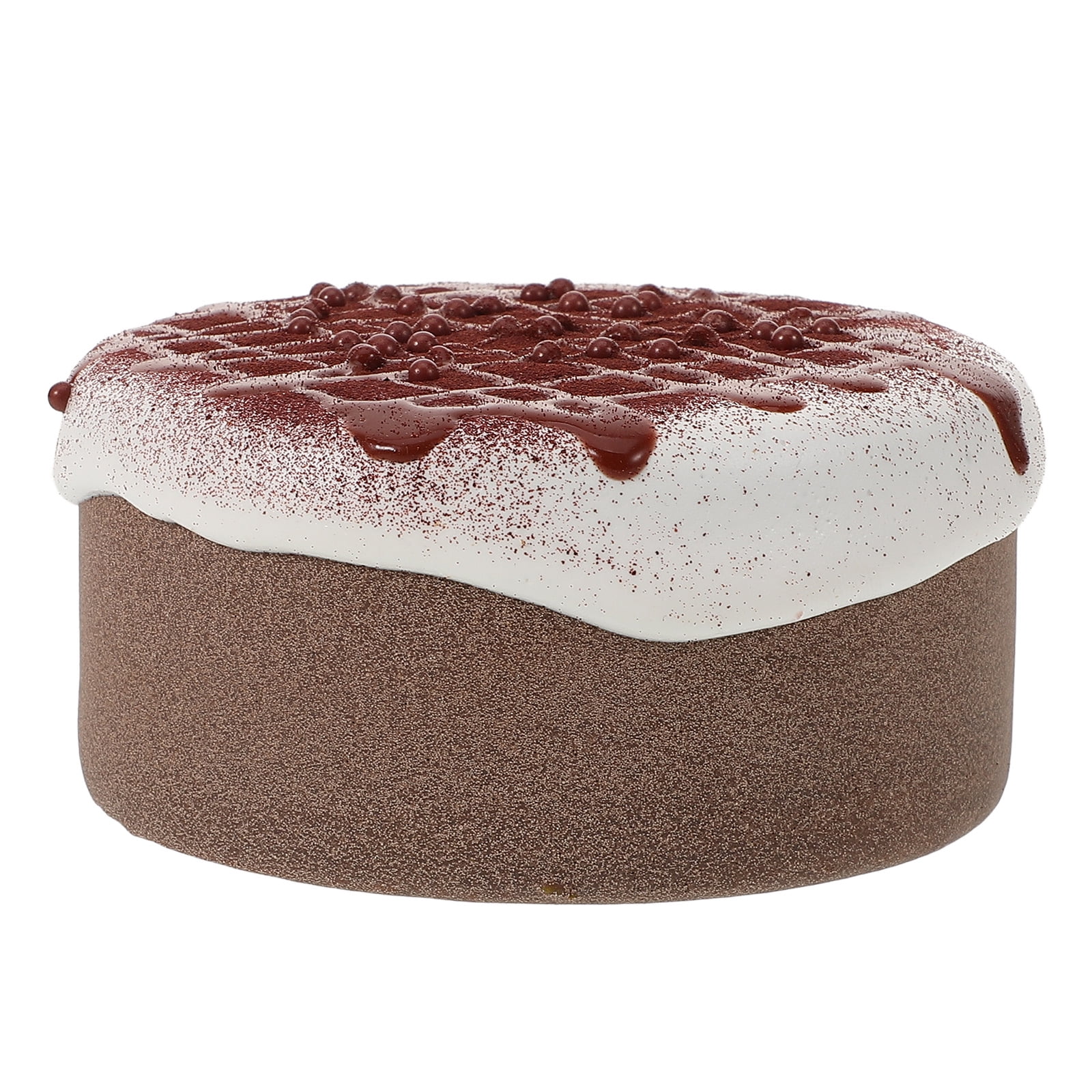 Decorative Cake Model Realistic Food Prop Small Chocolate Drops Cake ...