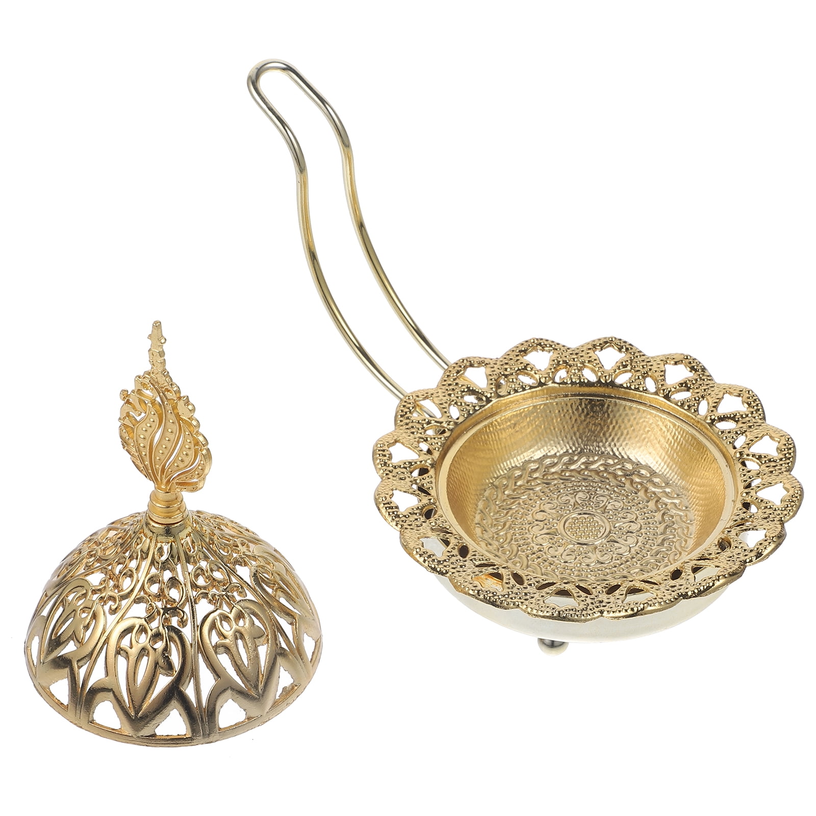 Decorative Candle Holder Candlelight Dinner Candlestick Golden Incense ...