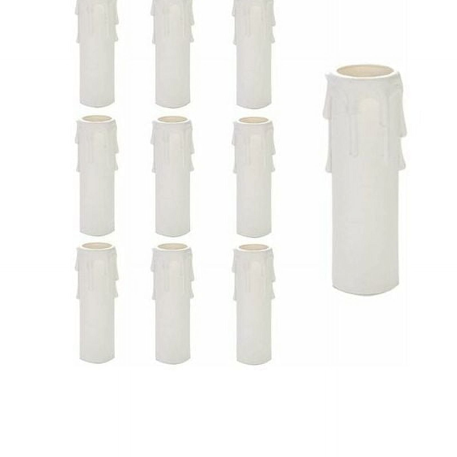 Decorative Candle Socket Covers, Chandeliers Replacement With Realistic Wax Beads, Heat ...