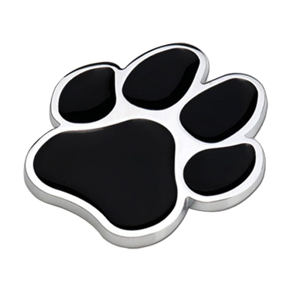 Decorative Car Sticker Metal Dog Paw Car Stickers Auto Footprint Decals ...