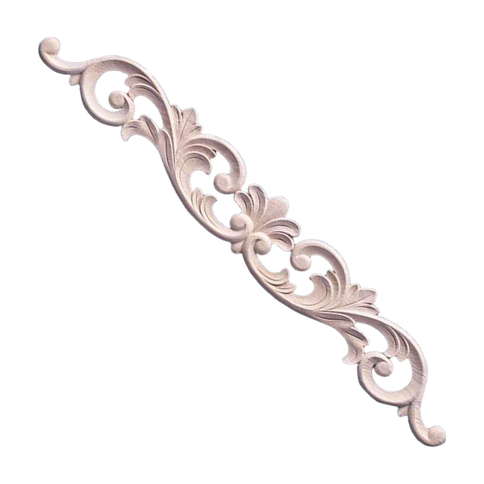 Decorative Carved Wooden Appliques Onlays Frieze Molding Waterproof ...