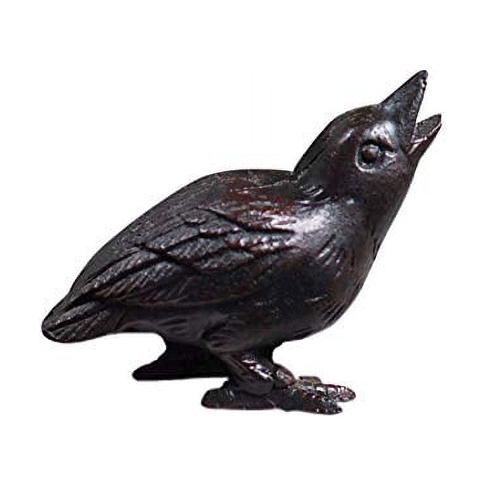 Decorative Cast Iron Baby Crow, Black, Head Up, JS-90-7116 - Walmart.com