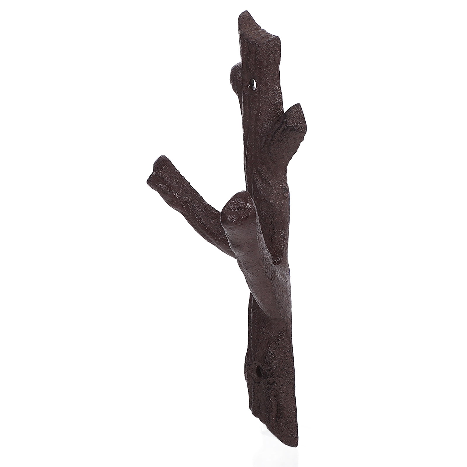 Decorative Cast Iron Hook Wall-mounted Coat Hook Small Twig Shaped Hook ...