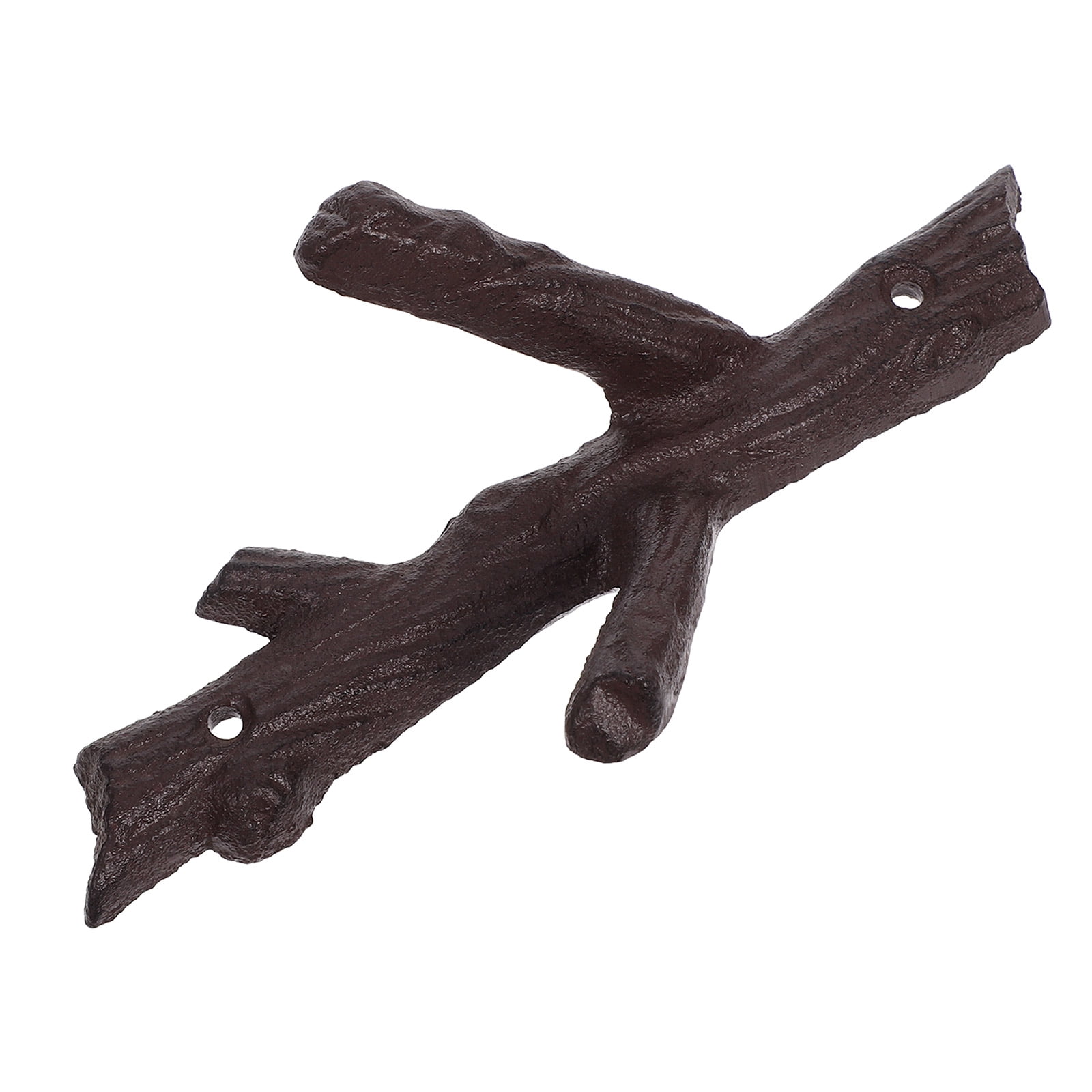 Decorative Cast Iron Hook Wall-mounted Coat Hook Small Twig Shaped Hook ...