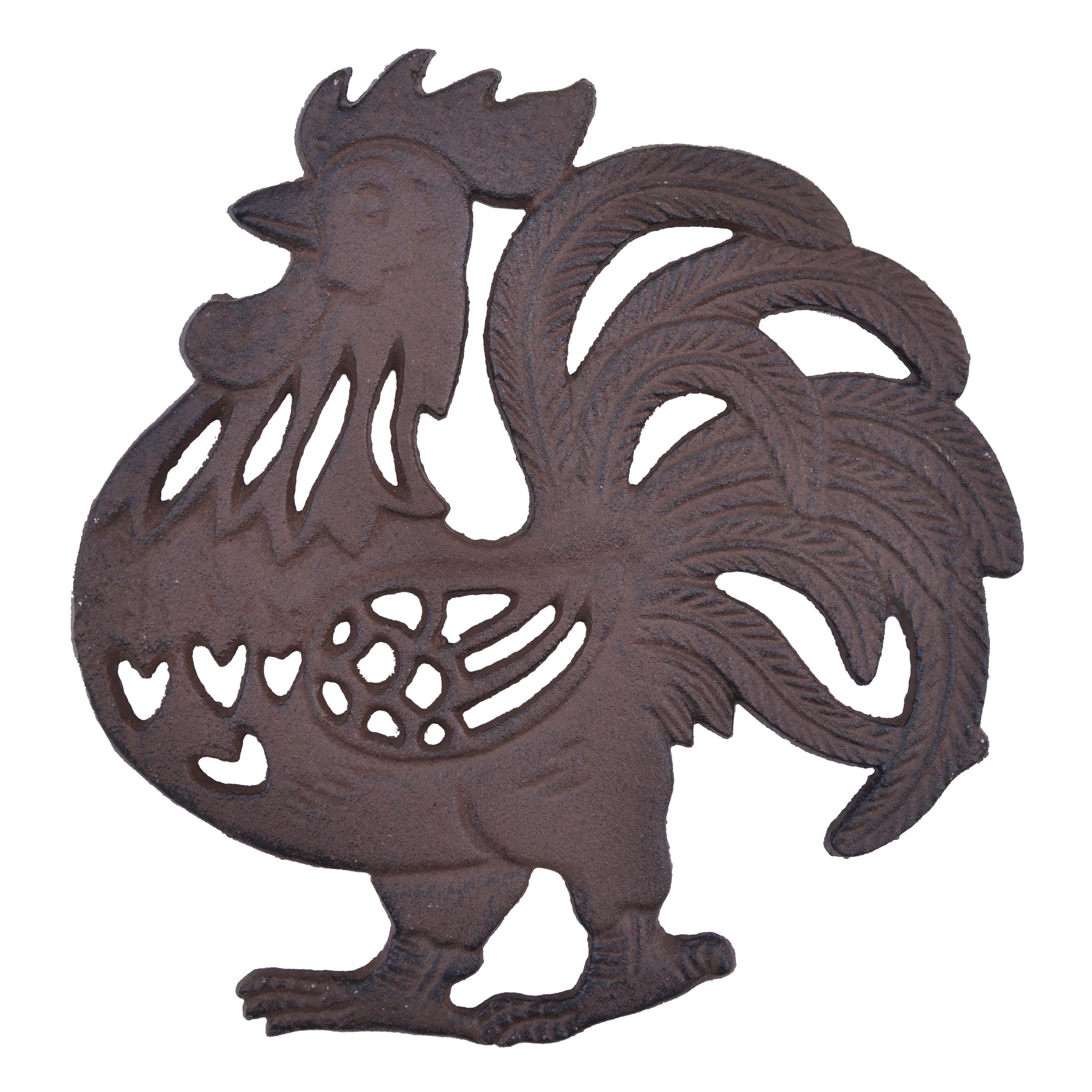 Decorative Cast Iron Trivet - Rooster - 7.75" Wide - Walmart.com