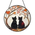 Decorative Cat Couple Acrylic Window Hanging – Heart Design - Walmart.com