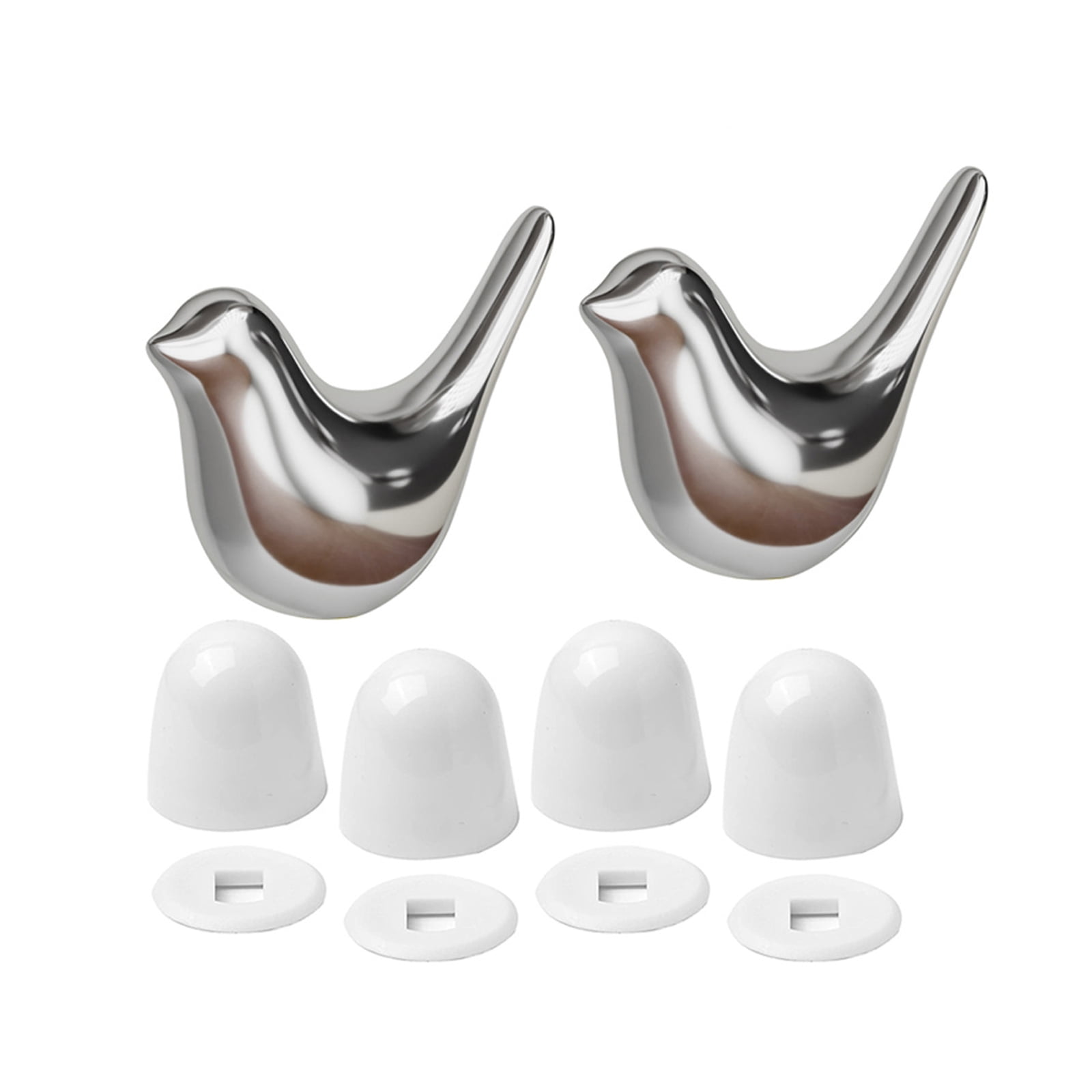 Decorative Ceramic Bird Toilet Bolt Covers For Motorhome Homes Hide ...