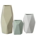 Decorative Ceramic Multi Paned Vase, Modern Style Centerpiece Table ...