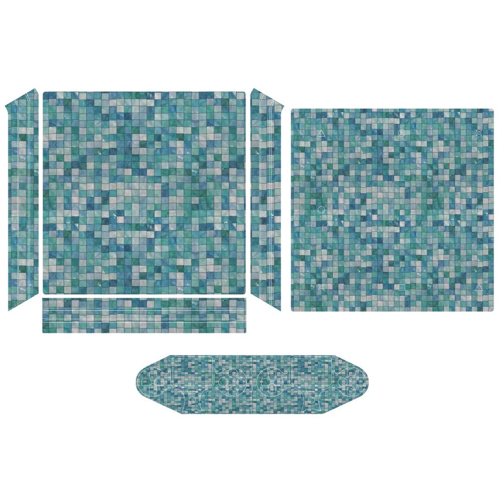 Decorative Ceramic Tiles Texture PS4/PS4 Pro/PS4 Slim Skin Sticker For ...