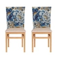 Decorative Chair Back Cover One Size x2 Chair Cover Dining Chair ...