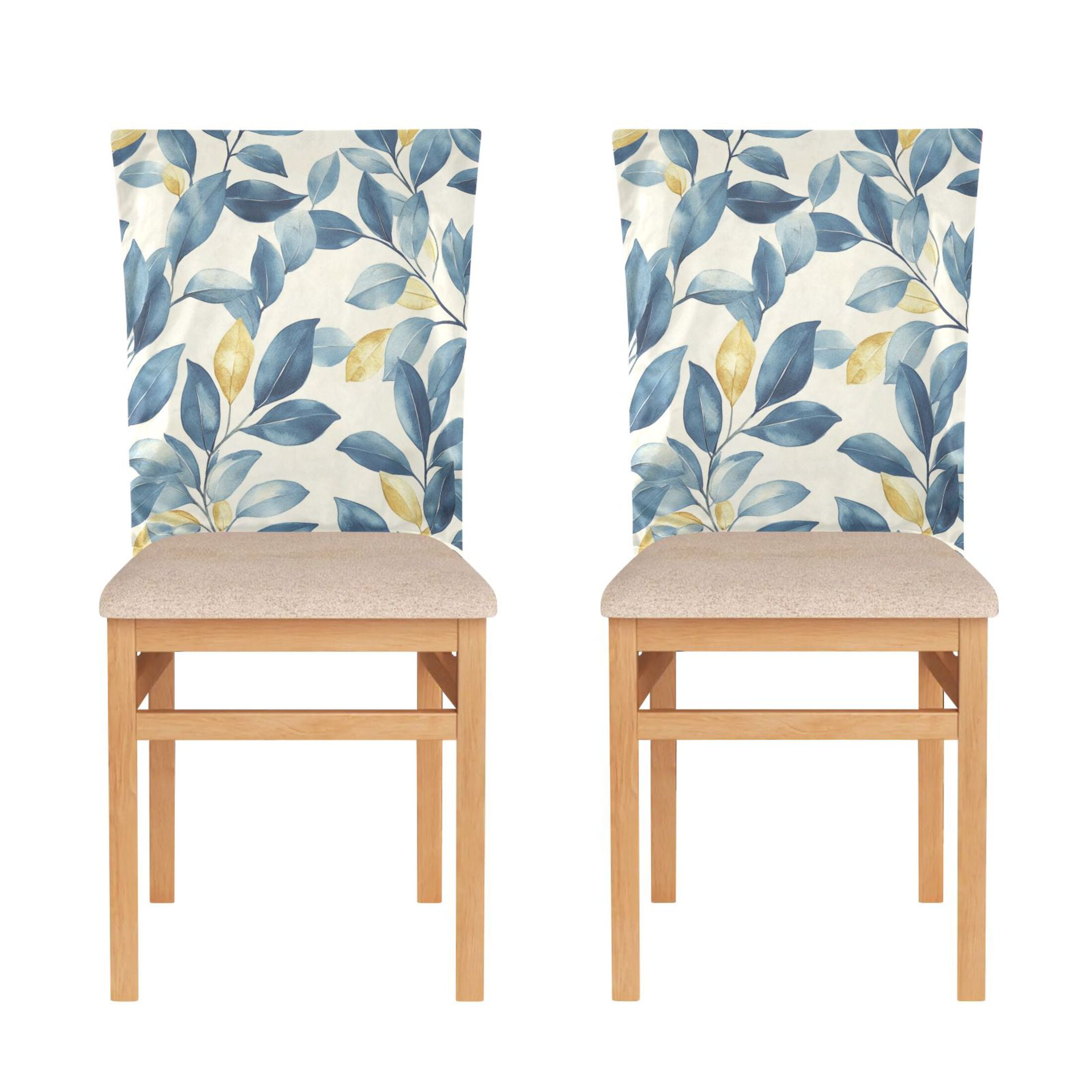 Decorative Chair Back Cover One Size x2 Chair Cover Dining Chair ...