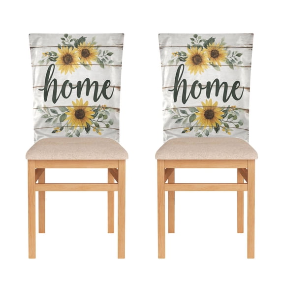 Decorative Chair Back Cover One Size x2 Chair Cover Dining Chair ...