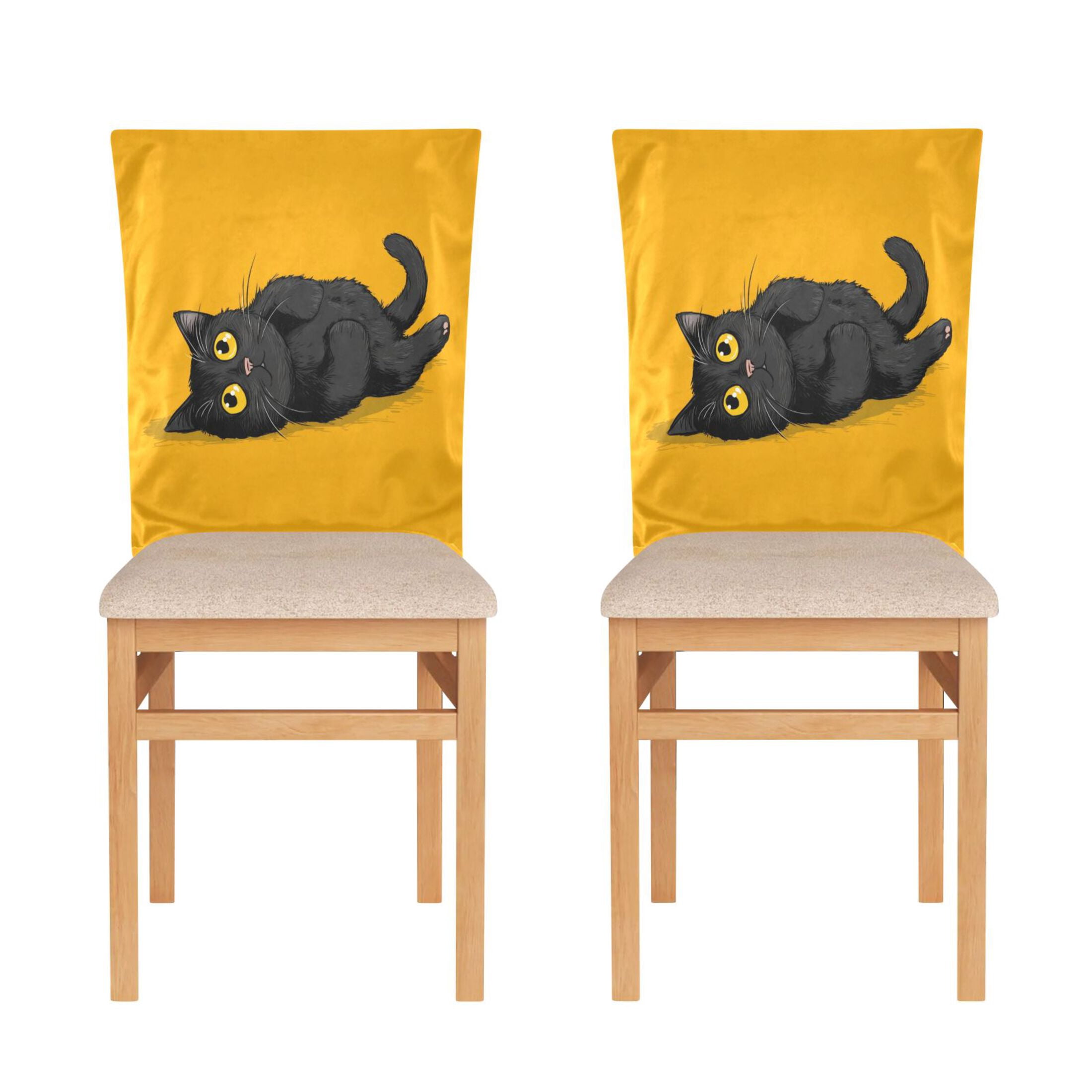 Decorative Chair Back Cover One Size x6 Chair Cover Dining Chair ...