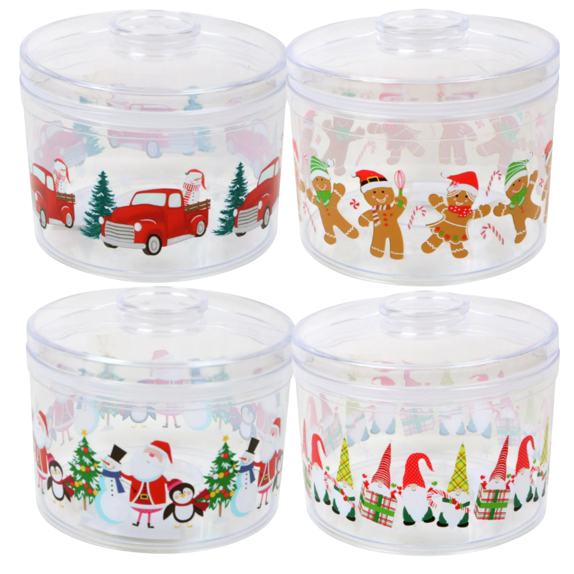 Decorative Christmas Holiday Santa Snowmen Gingerbread Gnome Themed ...