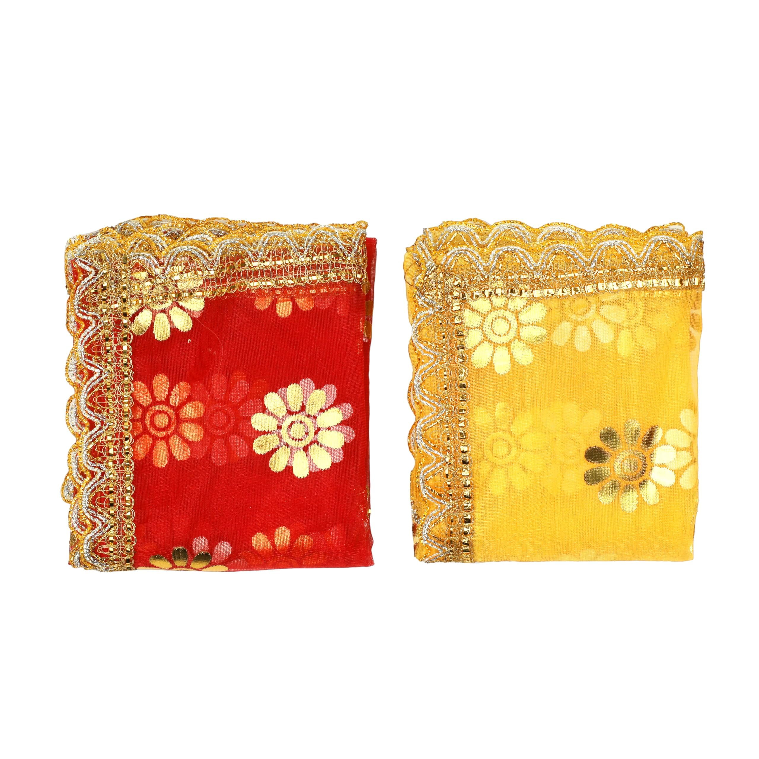 Decorative Chunari Pooja Chunar Netted Cloth Pooja Chunni Indian ...