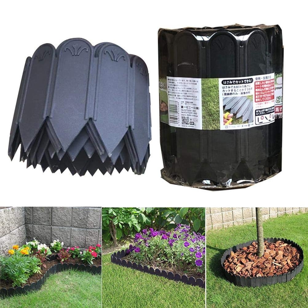 Decorative Cobblestone Garden Border - 3 Meter Lawn Edging for Patio ...