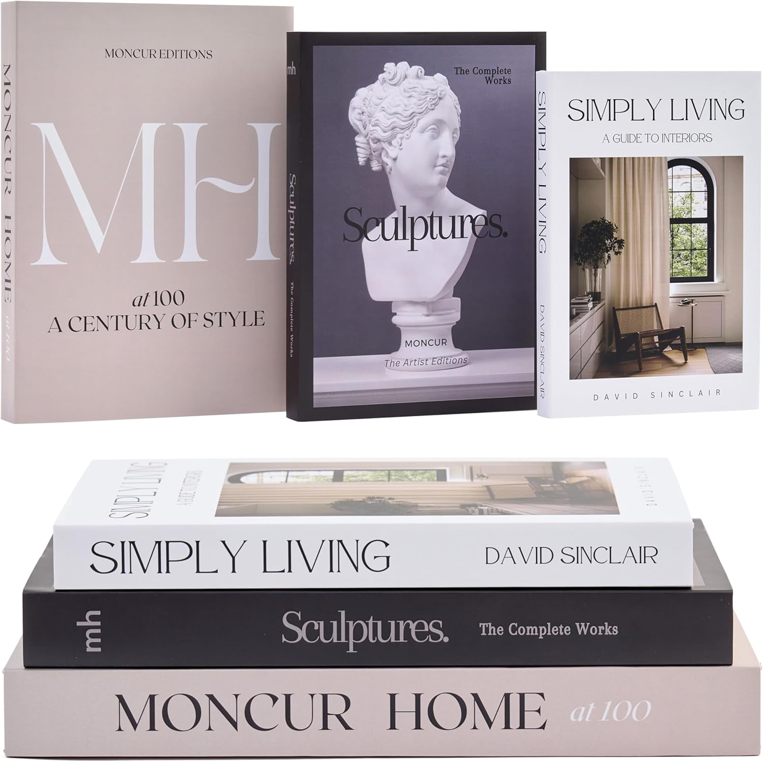 Decorative Coffee Table Books for Home Décor Accents Bookshelf Decor ...