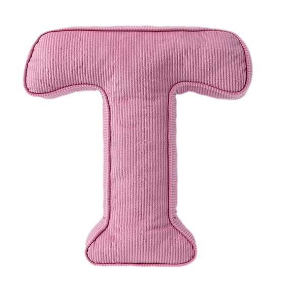 Decorative Corduroy Alphabet Letter Hugging Throw Pillows for Sofa ...