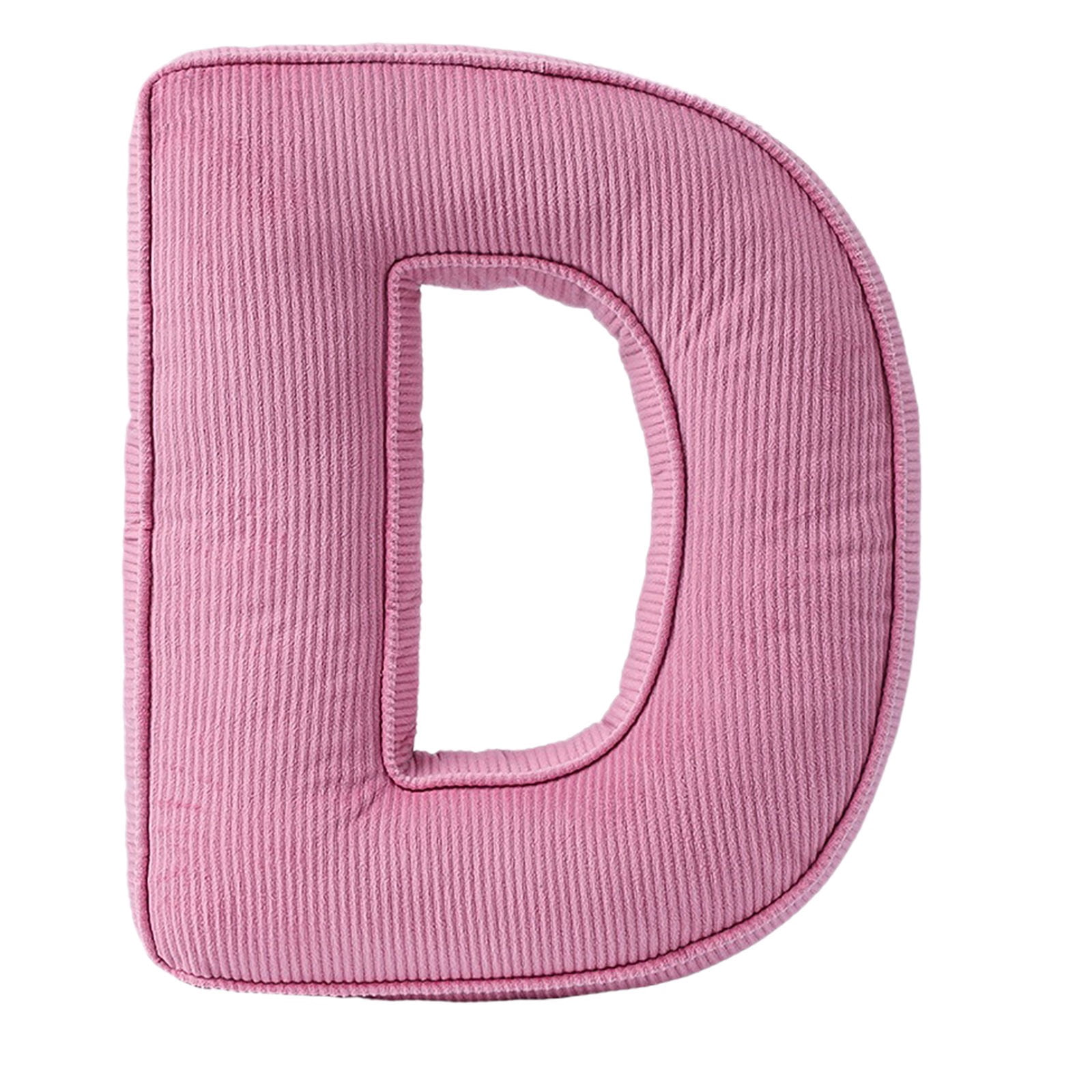 Decorative Corduroy Initial Letter Hugging Throw Pillows English ...