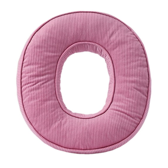 Decorative Corduroy Initial Letter Shaped Hugging Throw Pillows English ...