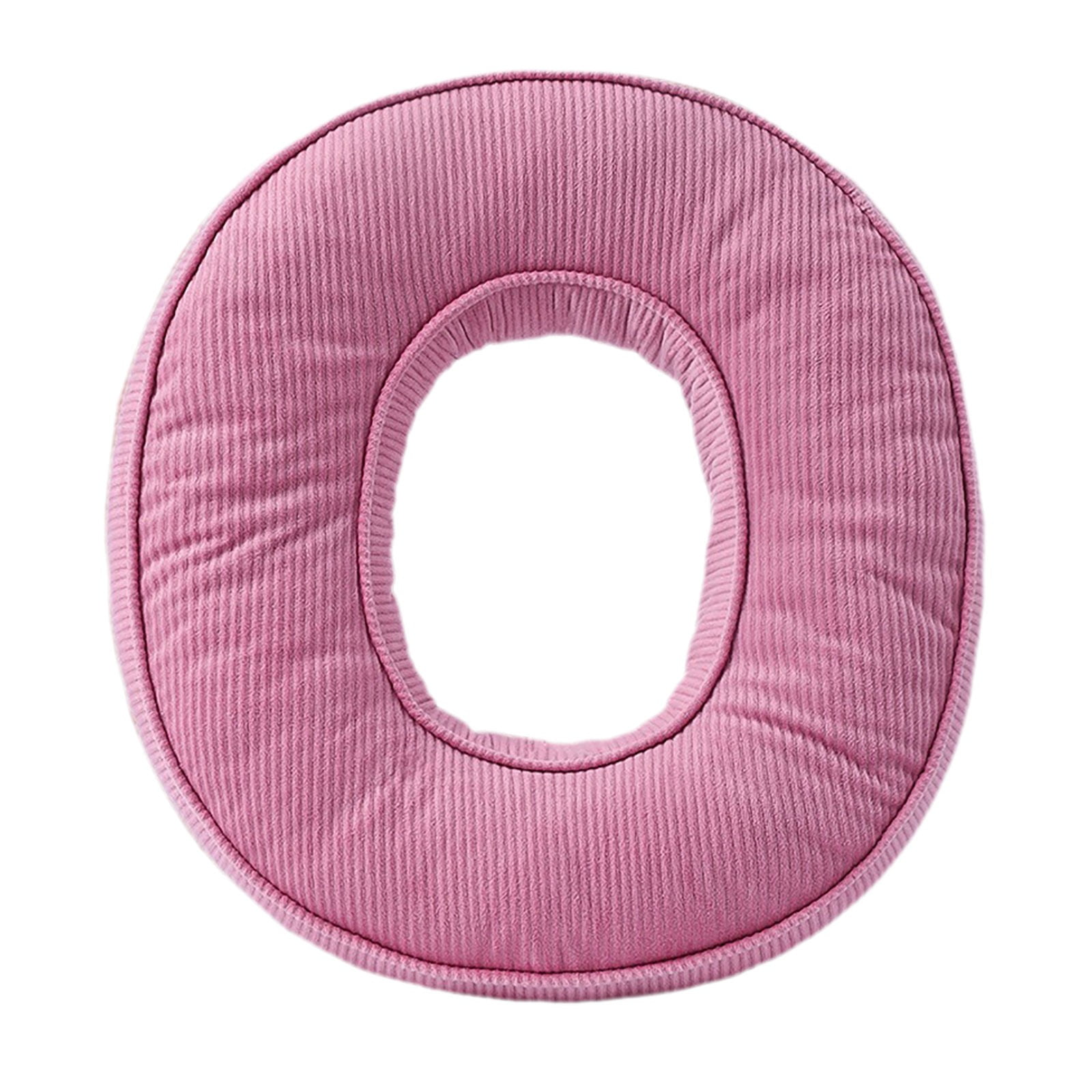 Decorative Corduroy Initial Letter Shaped Hugging Throw Pillows English ...