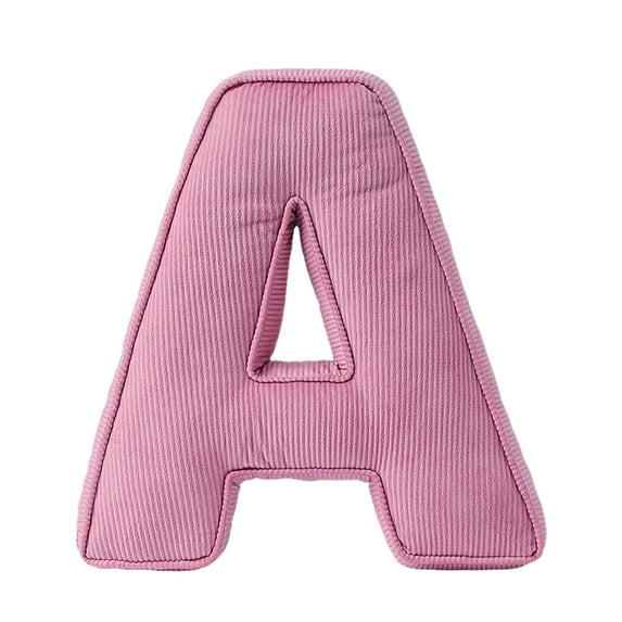 Decorative Corduroy Letter Pillow Alphabet Throw Pillows for Sofa ...