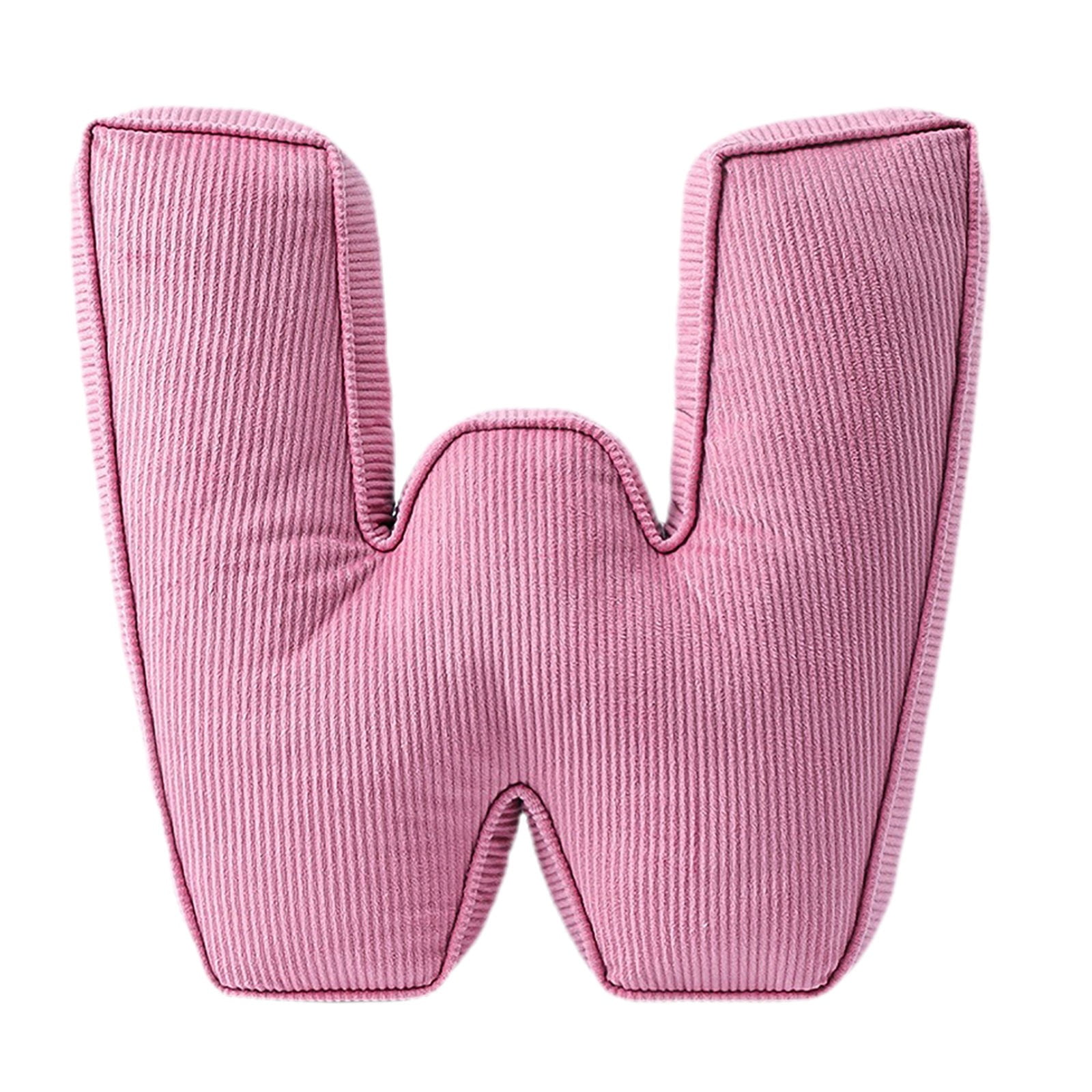 Decorative Corduroy Letter Pillow Alphabet Throw Pillows for Sofa ...
