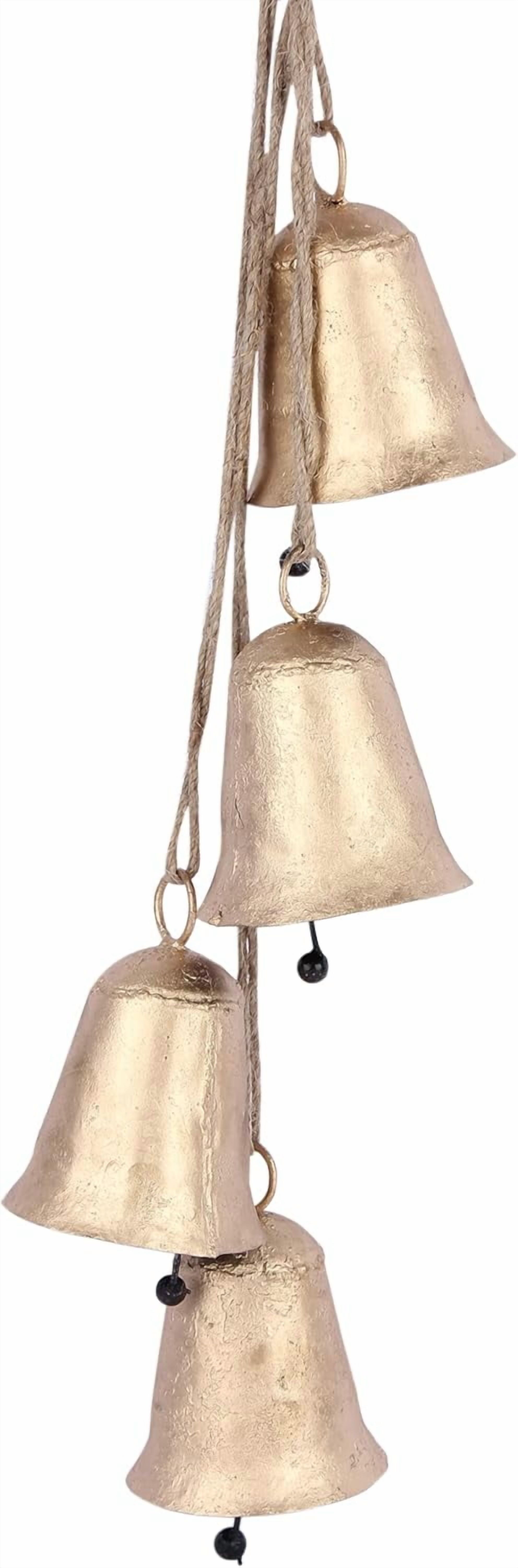 Decorative Cow H&made Bells Set of 4 Relaxing Tranquil Wind Chimes ...