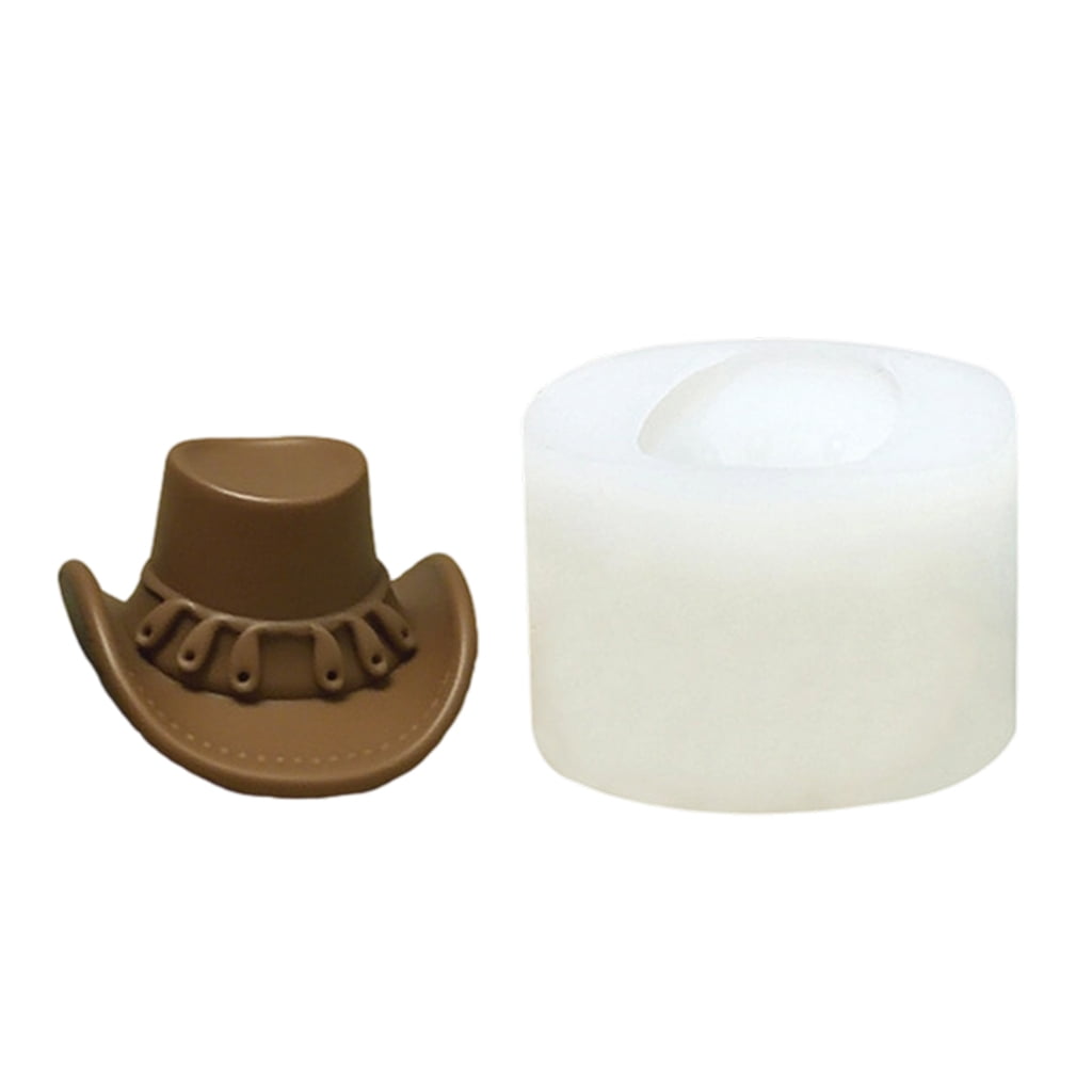 Decorative Cowboy Hat Silicone Mould for Art Plasters Casting Easy ...