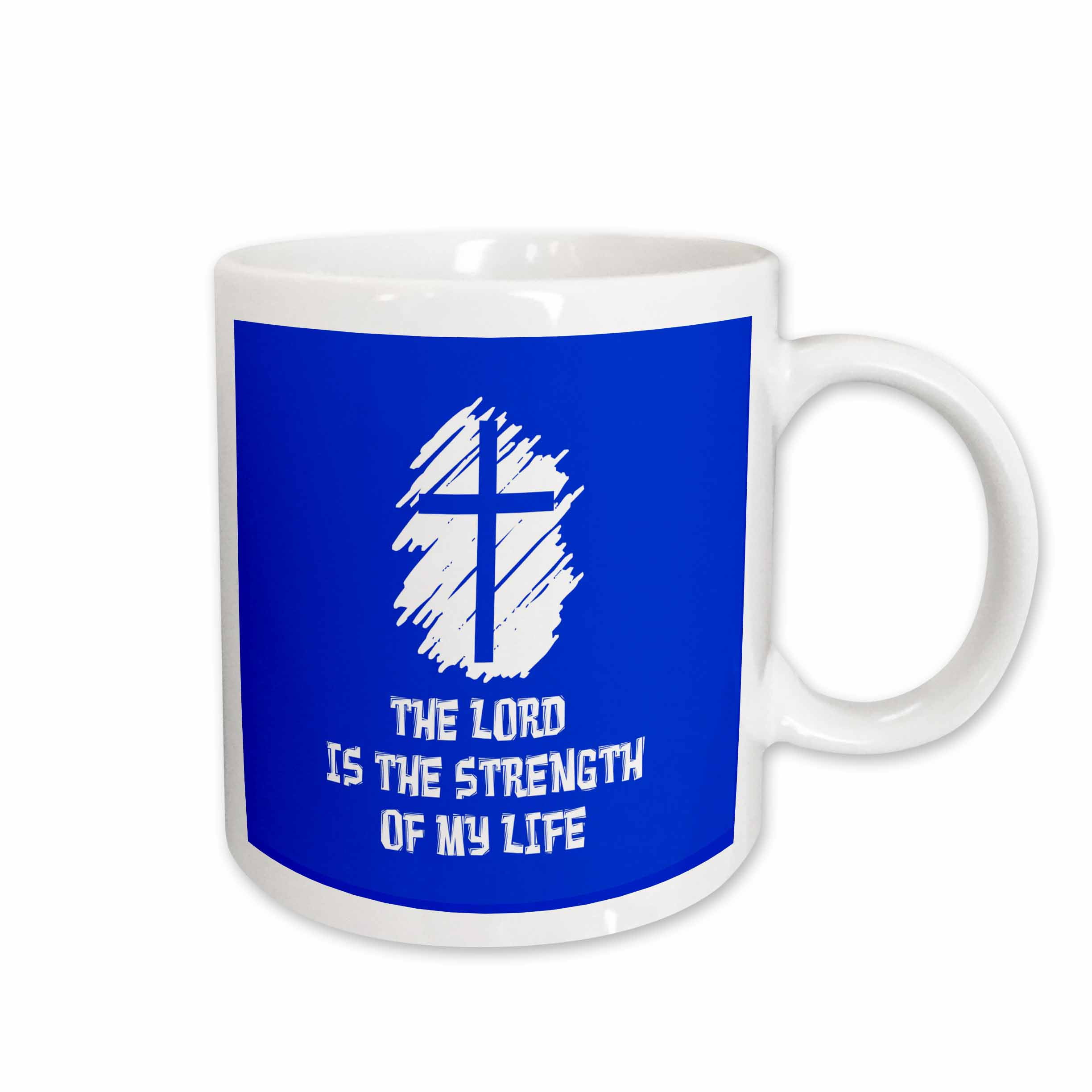 3drose, Decorative Cross, the Lord Is the Strength of My Life Text on ...
