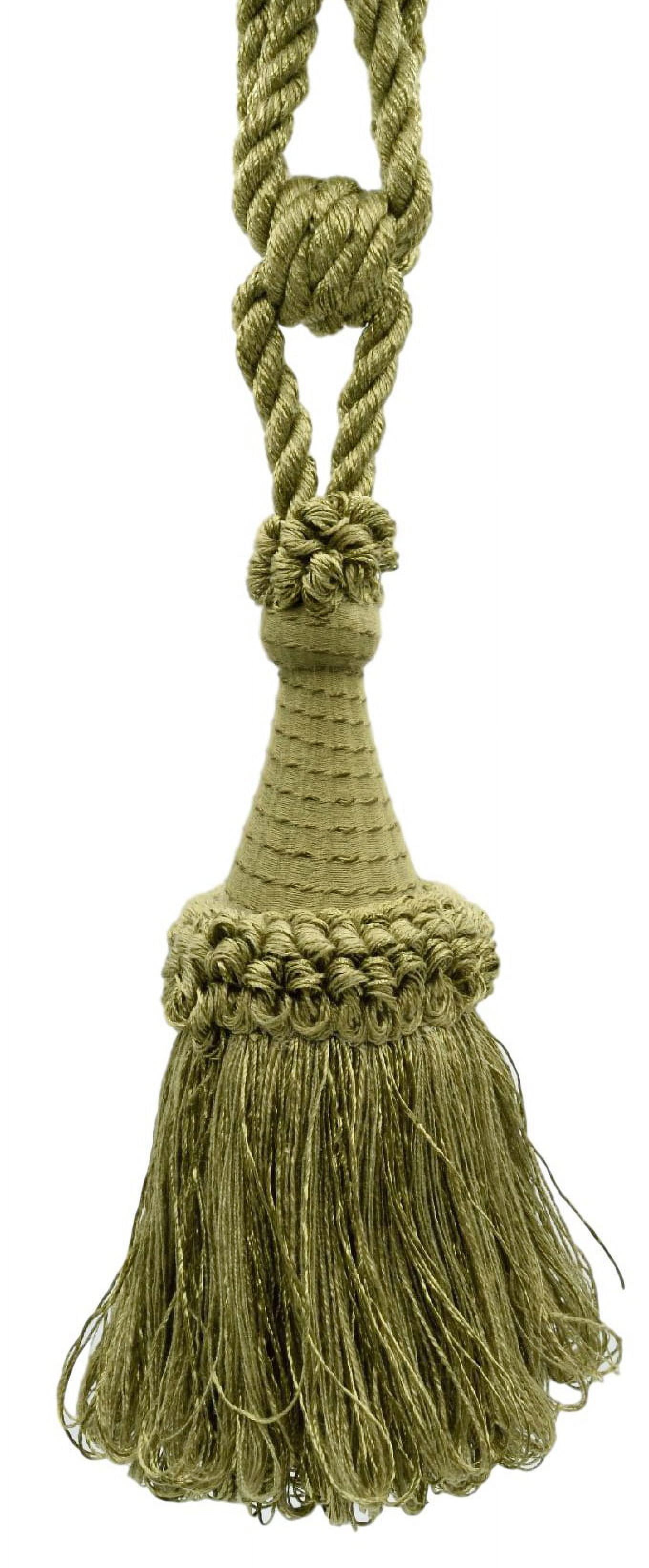 DECOPRO Decorative Curtain & Drapery Tassel Tieback Handcrafted with ...