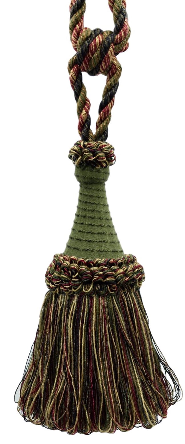 DECOPRO Decorative Curtain & Drapery Tassel Tieback Handcrafted with ...