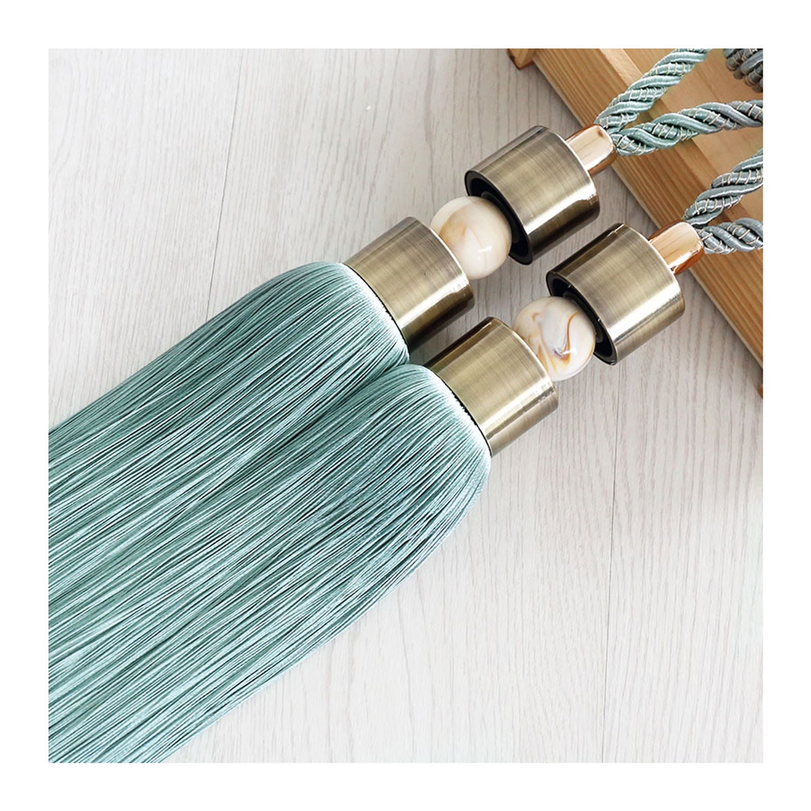 Decorative Curtain Tiebacks, Handmade Weave Rope Drape Tie Backs ...