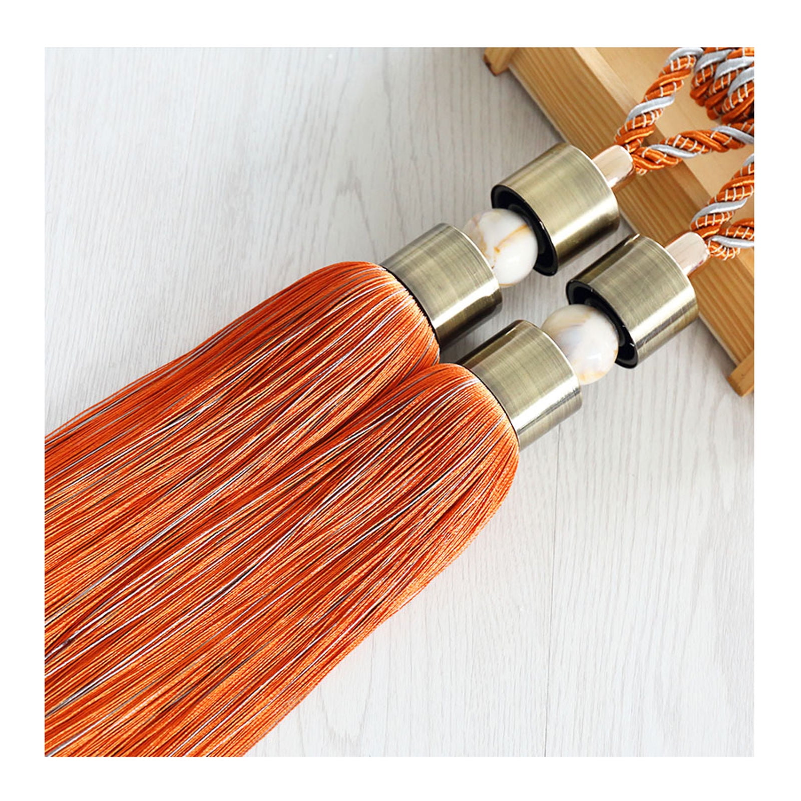 Decorative Curtain Tiebacks, Handmade Weave Rope Drape Tie Backs ...