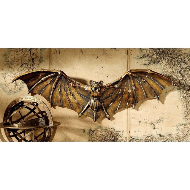 Decorative Cyber Bat Steampunk Wall Sculpture - Walmart.com