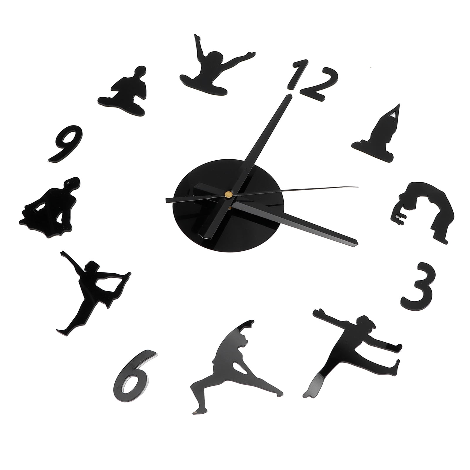 Decorative DIY Clock, Waterproof, Adhesive Design, Create Unique Wall ...